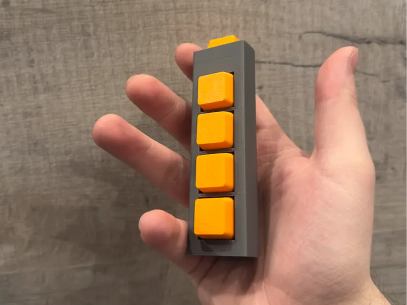 5 Finger Fidget Clicker Mechanical Fidget Clicker - Free 3D Print Model ...