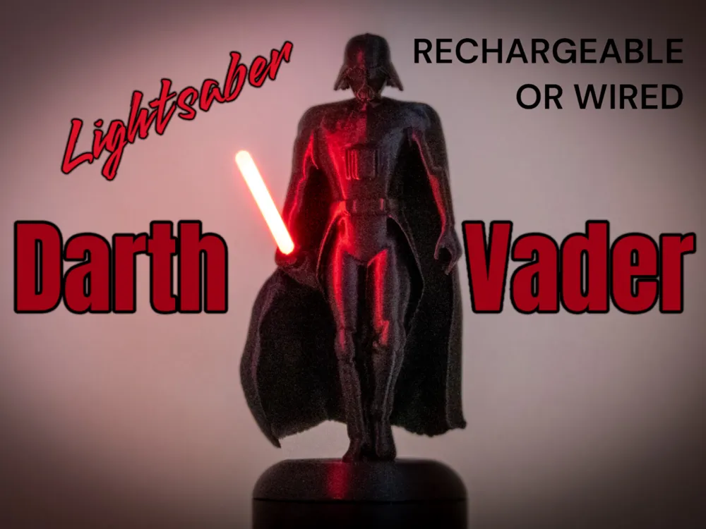 DARTH VADER LIGHTSABER LAMP by MedoG MakerWorld: Download Free 3D Models