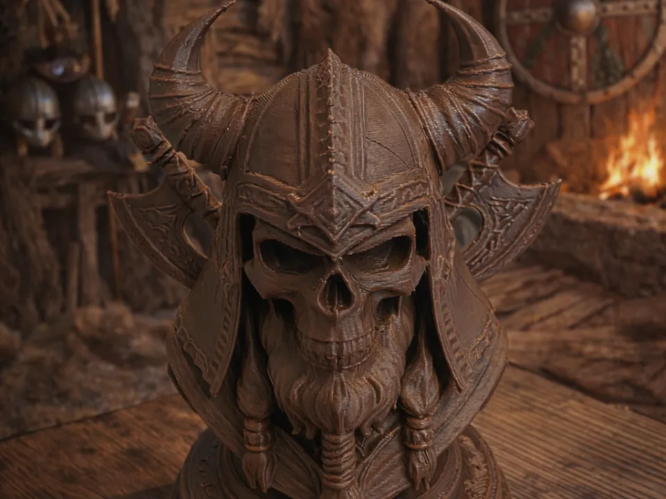 The Horned Allfather - Free 3D Print Model - MakerWorld