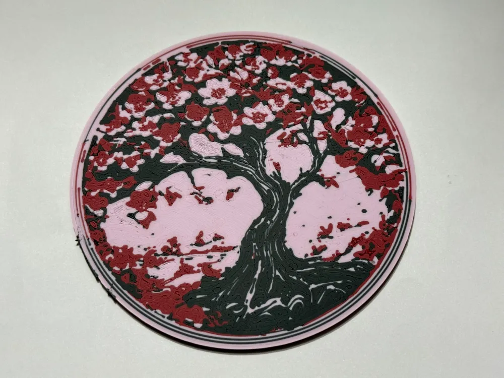 tree of life coaster in color by Mysstra3Dart MakerWorld: Download Free ...