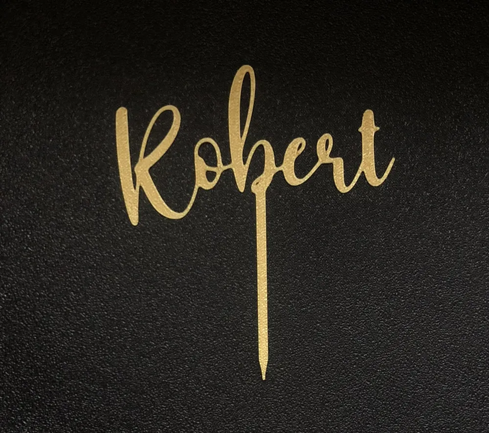 Robert cake topper - Free 3D Print Model - MakerWorld