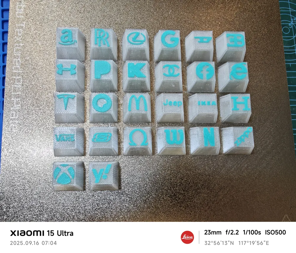 LOGO Keycap Series - [A-Z] - Full Collection of 26 Alphabet Letters by ...