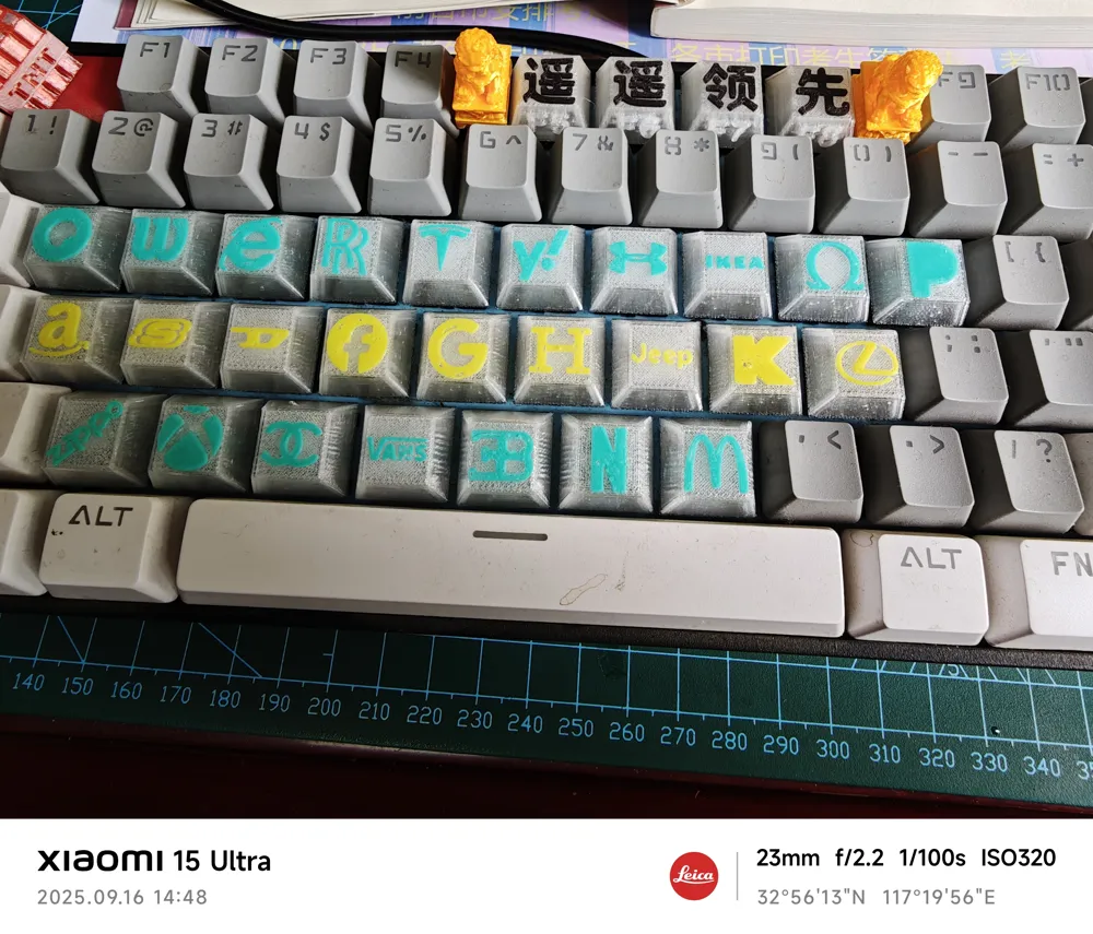 LOGO Keycap Series - [A-Z] - Full Collection of 26 Alphabet Letters by ...