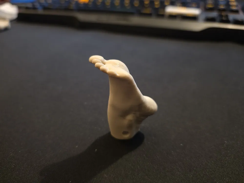 Foot model keychain / decoration - II - Free 3D Print Model - MakerWorld