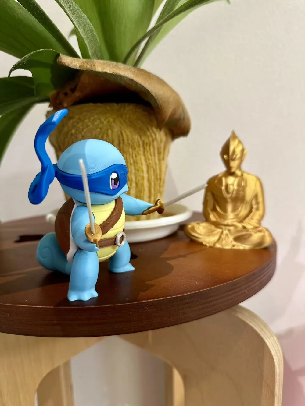 007 Squirtle, Pokémon con forma de Tortuga Ninja de doble katana de ...