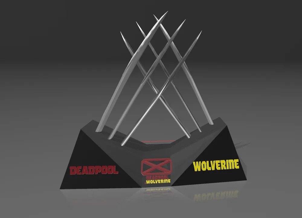 Display stand Wolverine claws Deadpool & Wolverine by Jonthorgrimr ...