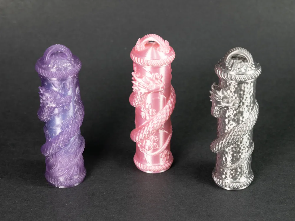 Dragon Lip Balm Holder Bag Charm - Free 3D Print Model - MakerWorld