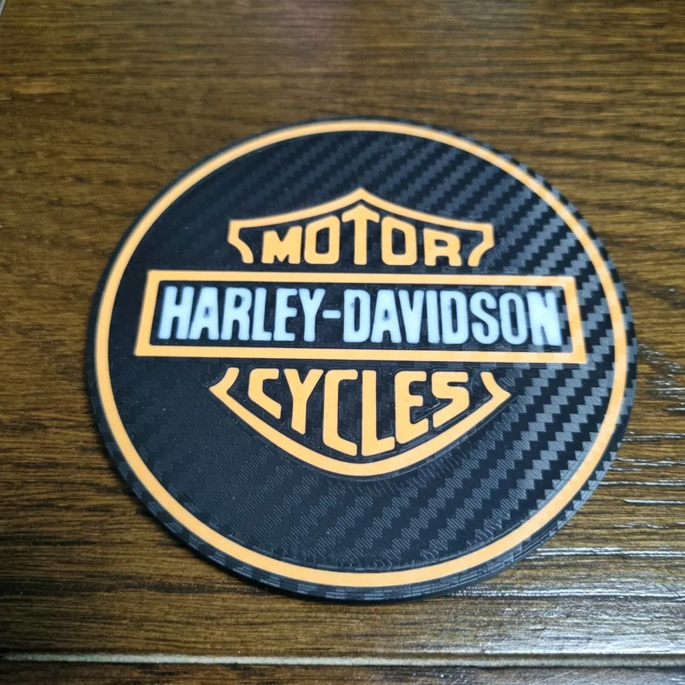 Harley-Davidson Coasters - Free 3D Print Model - MakerWorld
