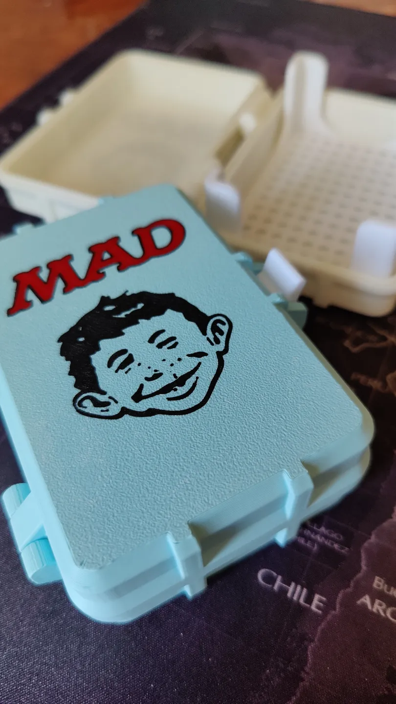 MAD Card Box print in place Remixed by Mark - MakerWorld