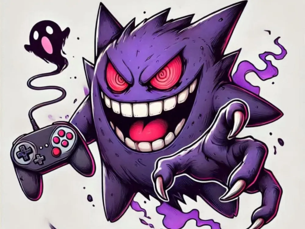 Gengar Gamer HueForge by GrumyGramps - MakerWorld