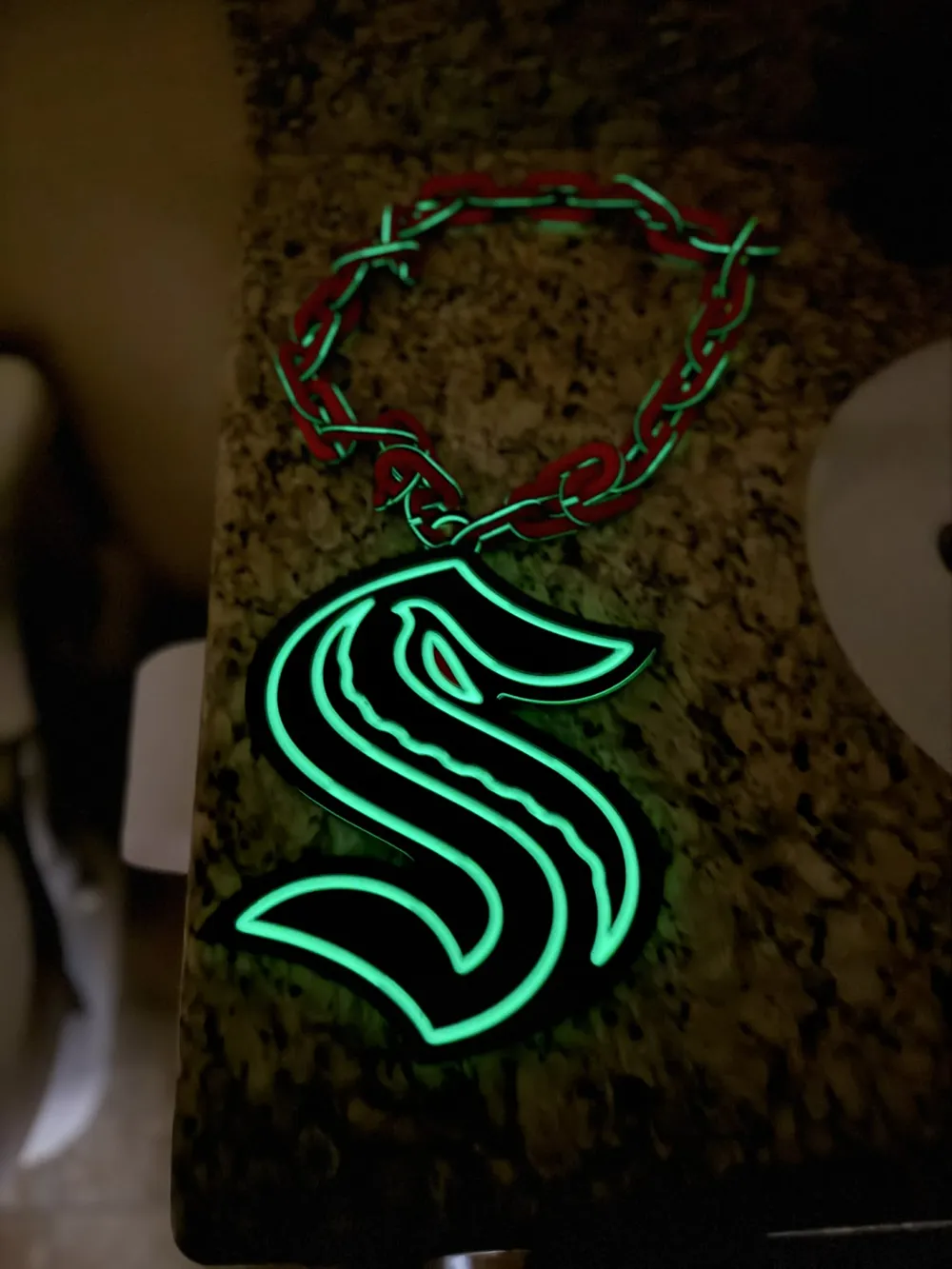 Seattle Kraken 3rd Jersey Hype Chain - Free 3D Print Model - MakerWorld