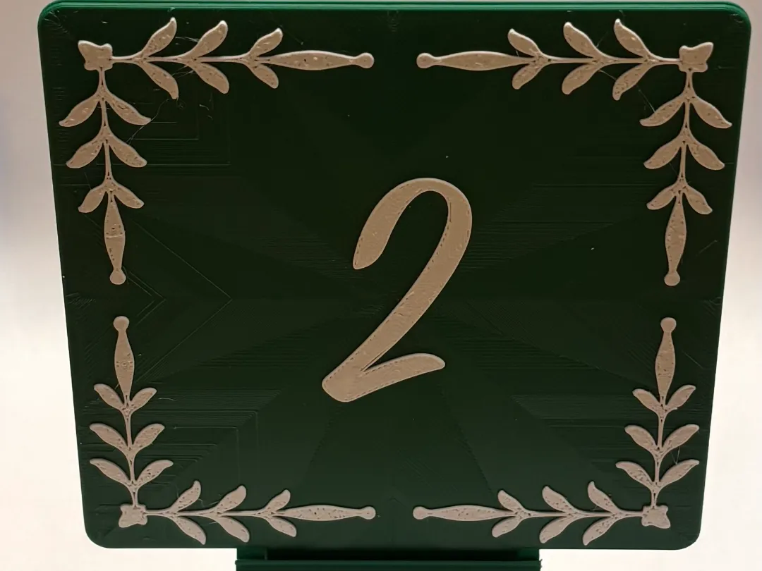 Table Numbers Customisable Design 2 - Free 3D Print Model - MakerWorld