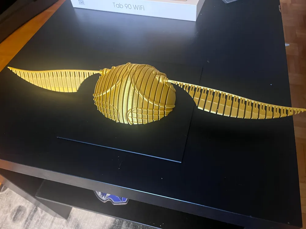 Golden Snitch Layered Sculpture wall art by L'imprimeur ...