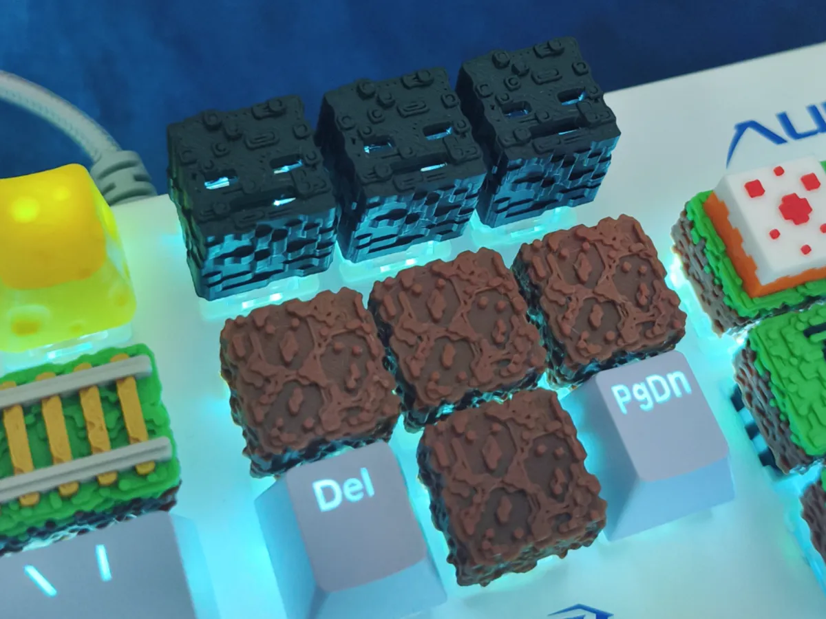 MC Wither Skeleton Skull Keycap - Free 3D Print Model - MakerWorld