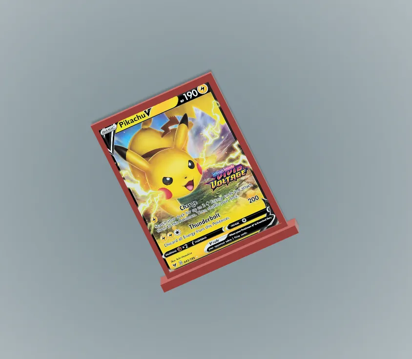 Universal Pokémon Jumbo Card Frame - Free 3D Print Model - MakerWorld