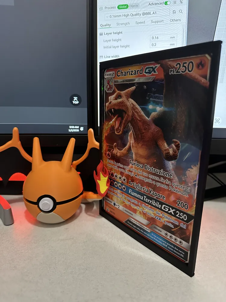 Universal Pokémon Jumbo Card Frame - Free 3D Print Model - MakerWorld