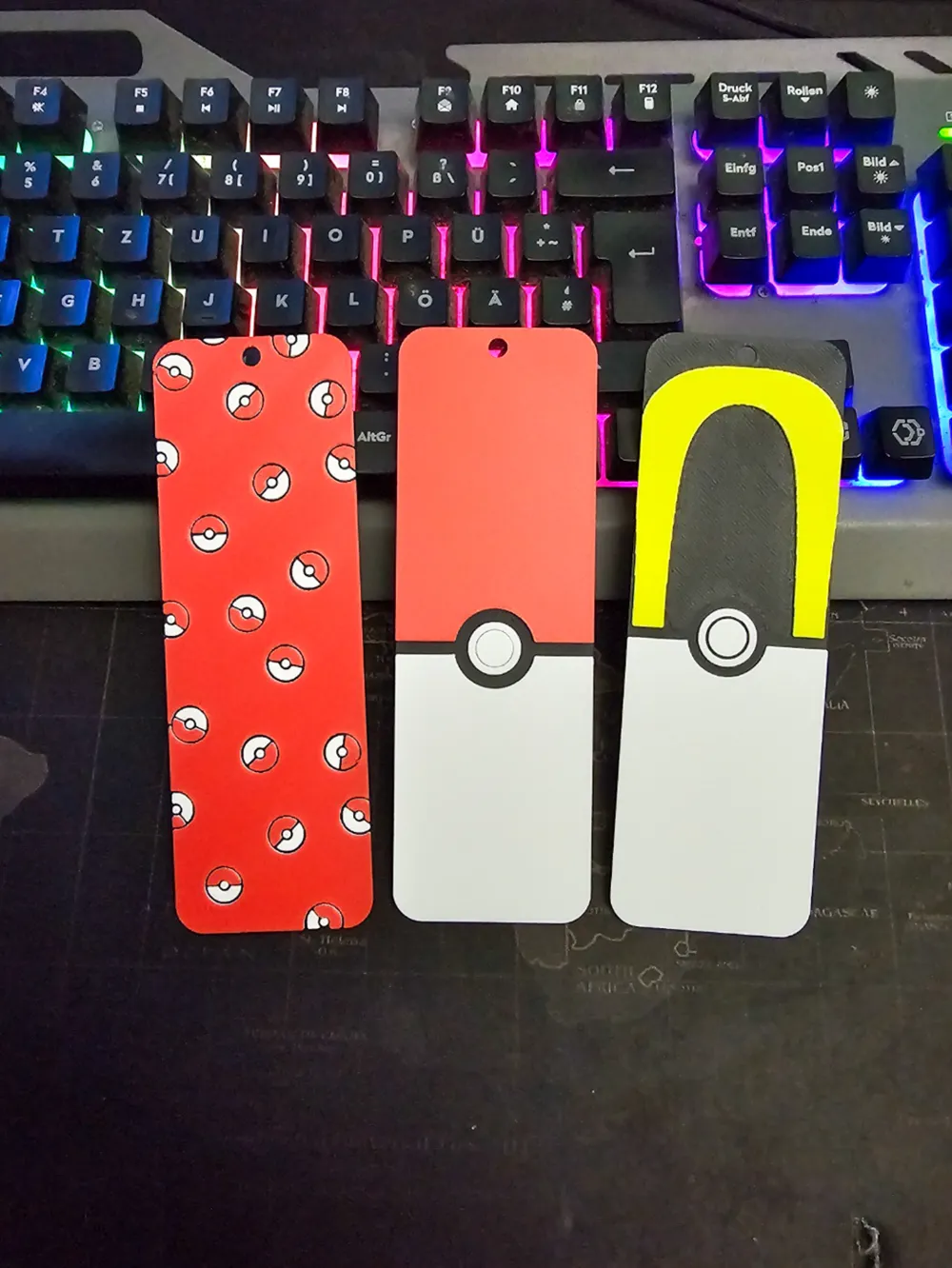 Pokeball Bookmark collection - HueForge by Think3D - MakerWorld