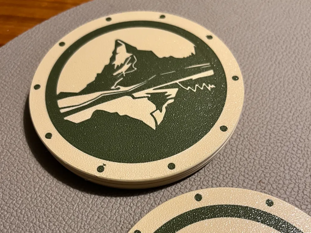 Coaster Matterhorn by iSlice&Print - MakerWorld