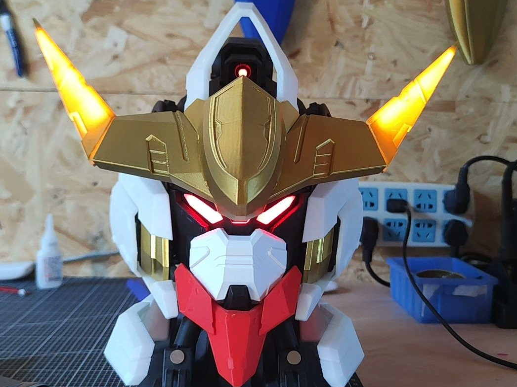 【Ready to Print】Barbatos Gundam Bust/Gundam PC Case - Skeleton【AMS-Free ...