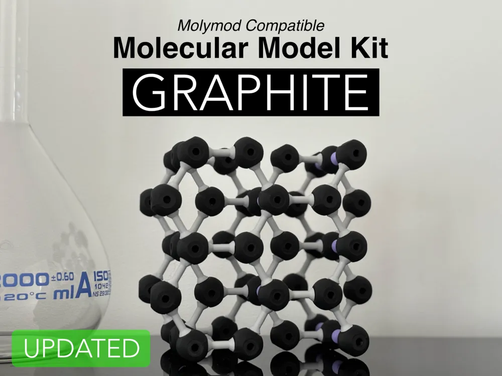 Graphite Molecular Model Kit - Molymod Compatible by Hwangers ...