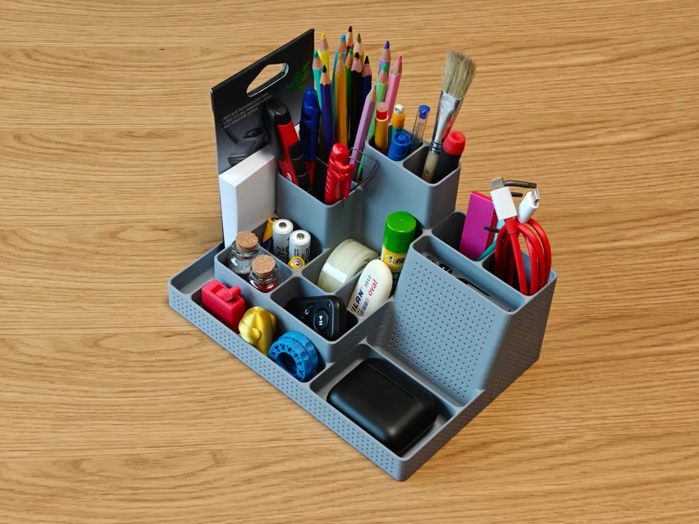 Peak Organizer - a specious desk organizer by GK Design MakerWorld ...