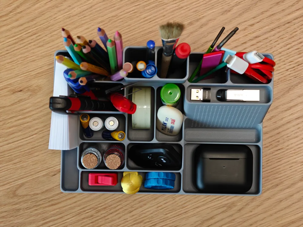 Peak Organizer - a specious desk organizer by GK Design MakerWorld ...