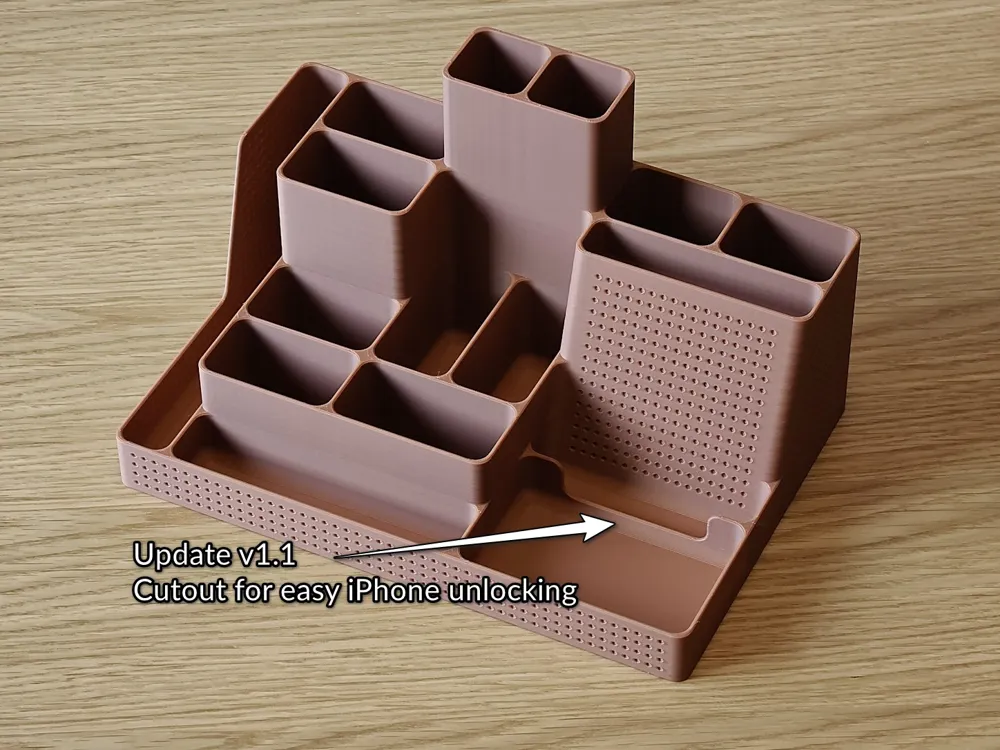 Peak Organizer - a specious desk organizer by GK Design MakerWorld ...