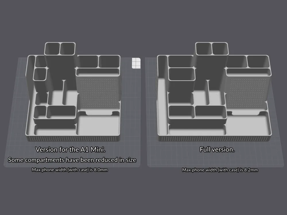 Peak Organizer - a specious desk organizer by GK Design MakerWorld ...