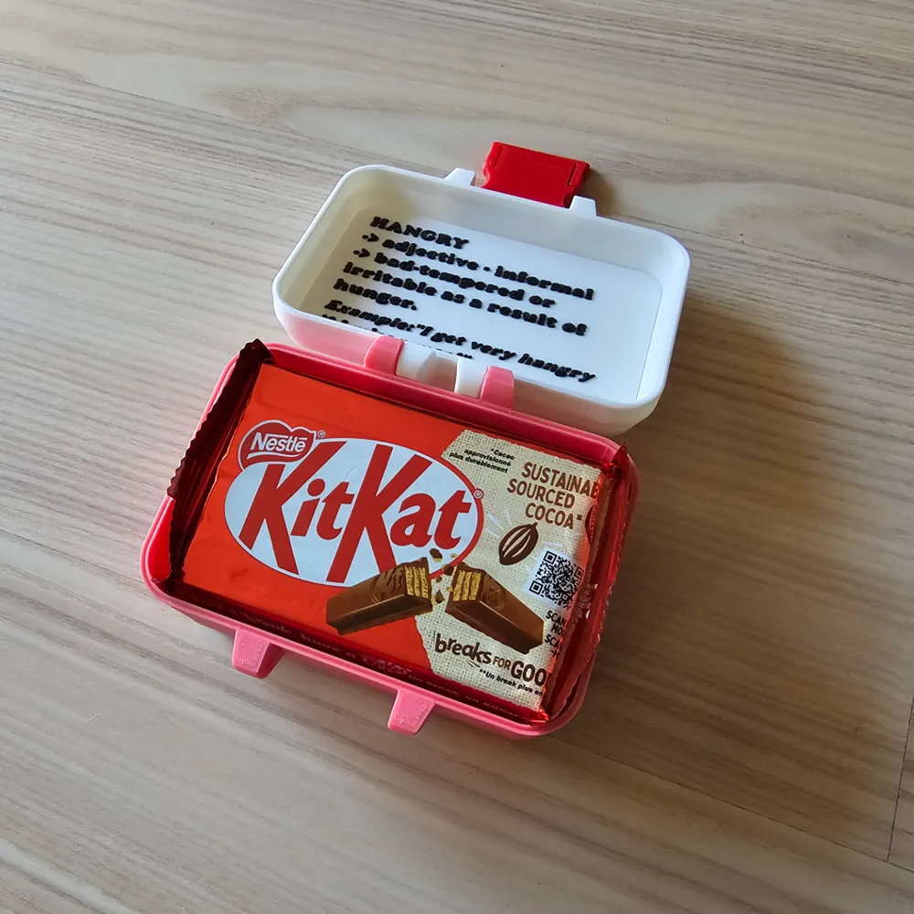 Emergency Box For Hangry Girlfriend or Wife - Free 3D Print Model ...