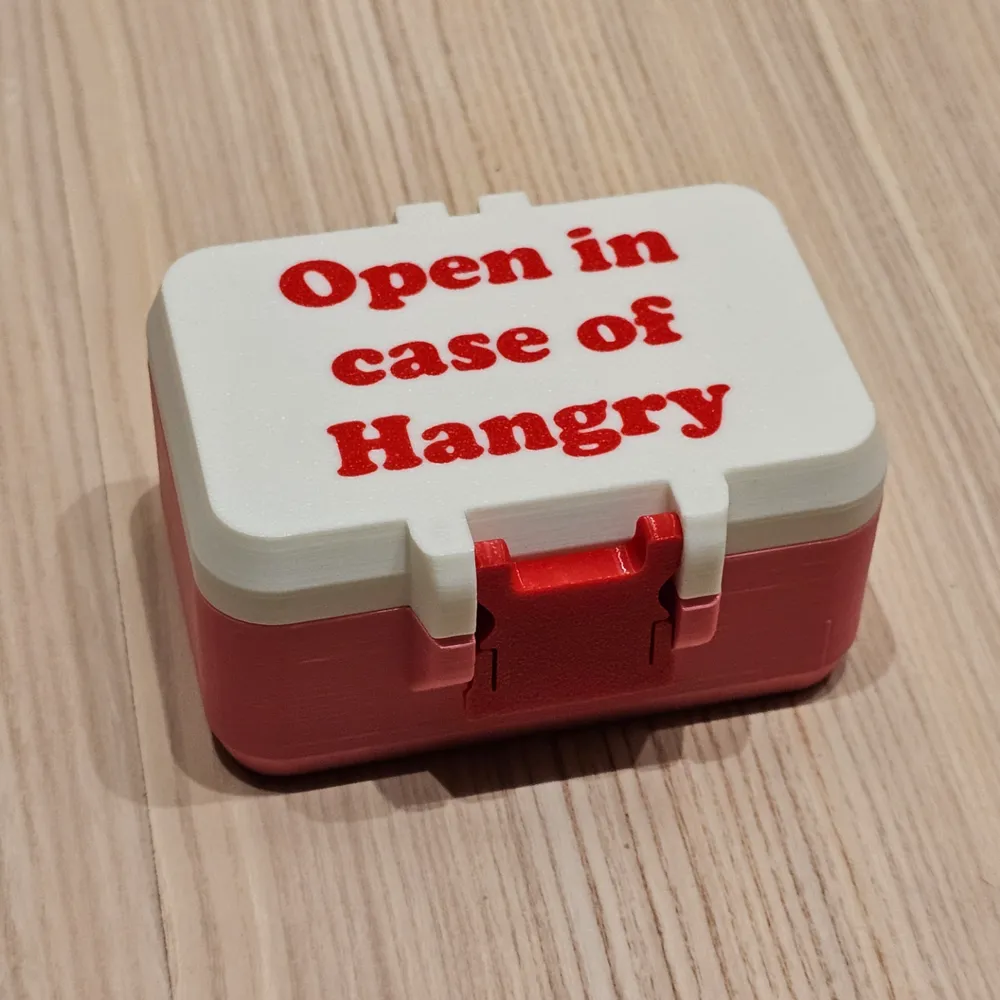Emergency Box For Hangry Girlfriend or Wife - Free 3D Print Model ...