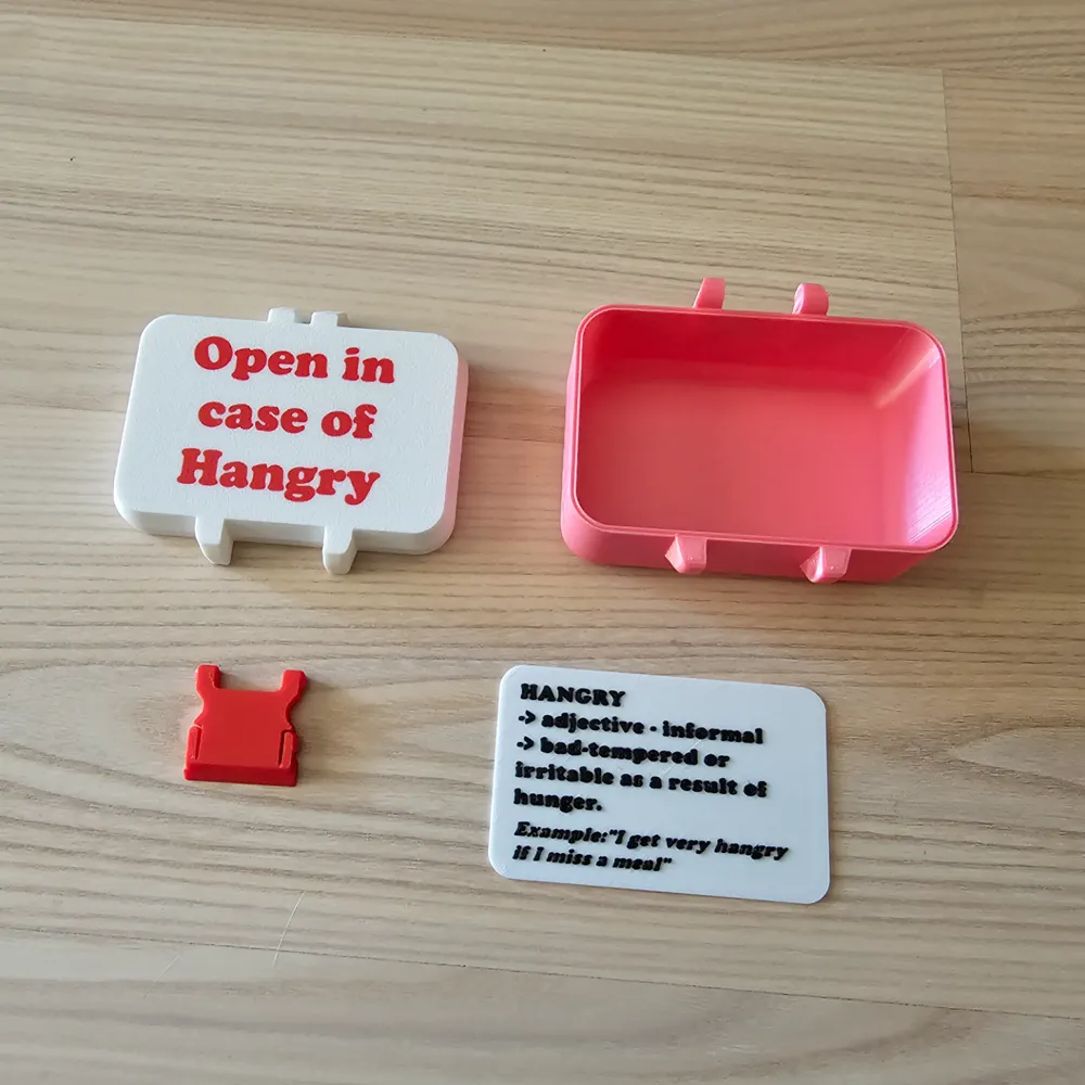 Emergency Box For Hangry Girlfriend or Wife by LCruz3D MakerWorld ...