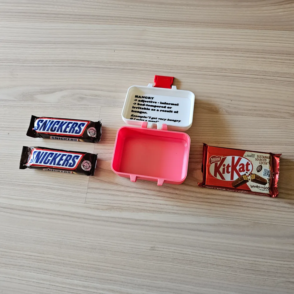 Emergency Box For Hangry Girlfriend or Wife - Free 3D Print Model ...