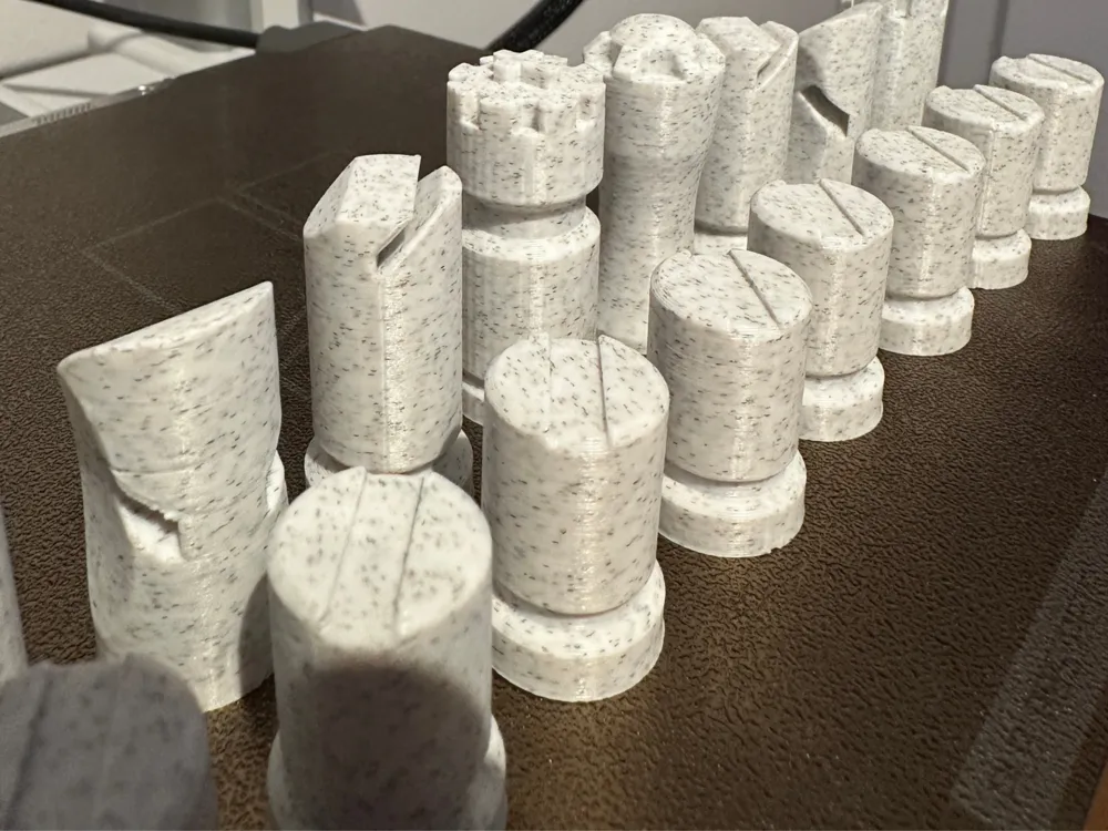 Clean Minimalist Chess Set by Gjörk - MakerWorld