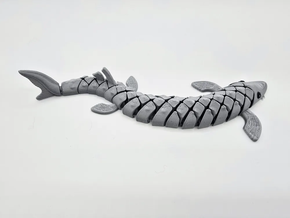 Flexi Sturgeon - Free 3D Print Model - MakerWorld