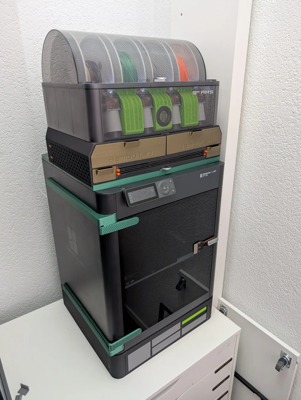 Printer base with drawers & integrated poopcatcher by marcopolo ...