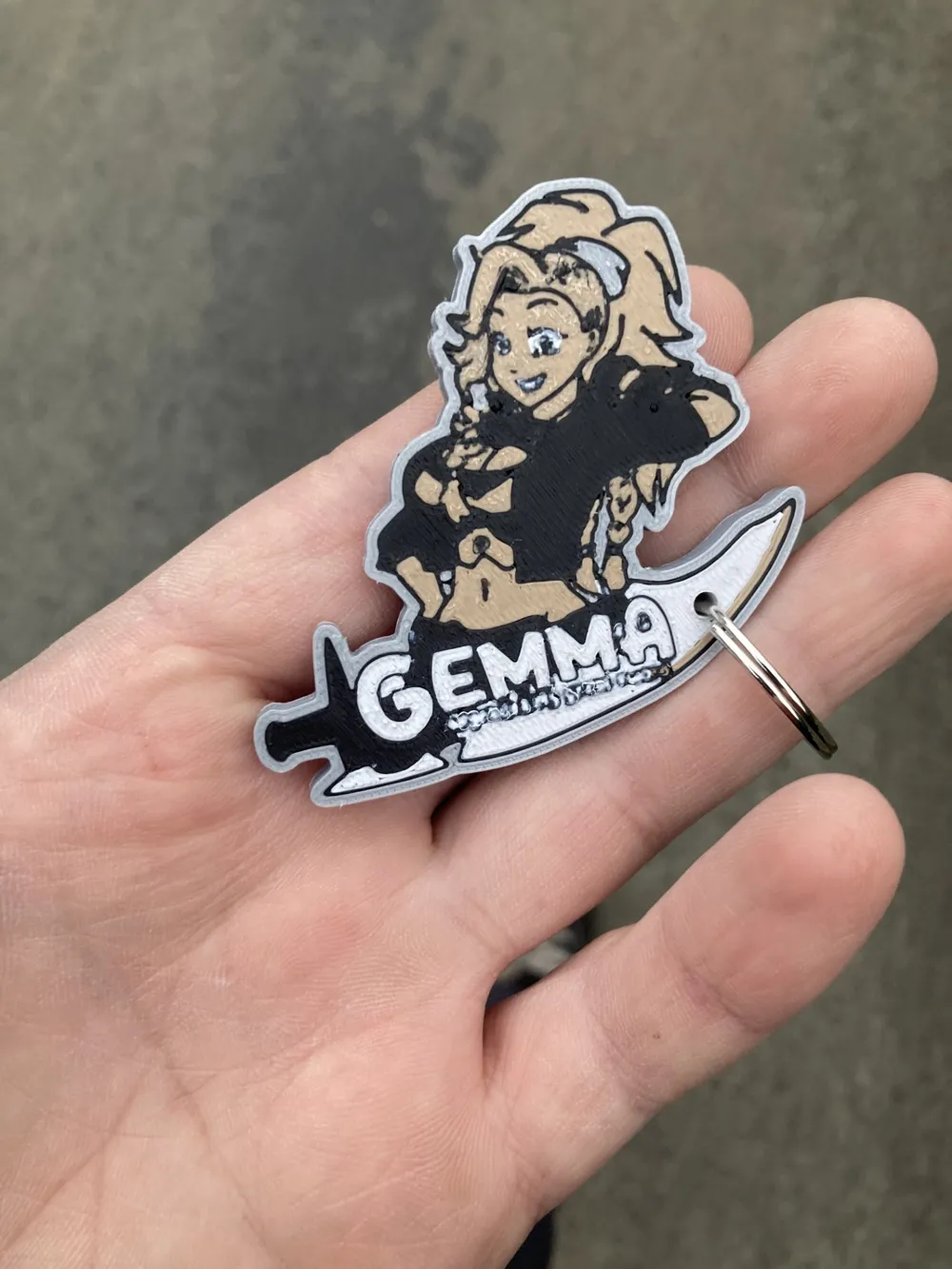 Gemma Monster Hunter Wilds Keychain by jesusloveaMakerWorld: Download ...