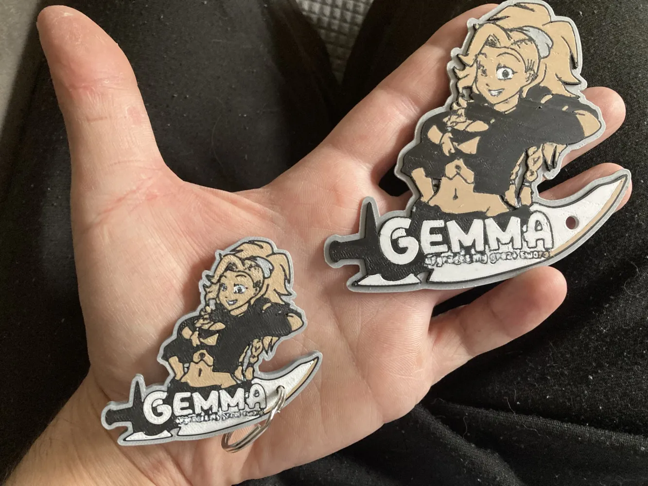 Gemma Monster Hunter Wilds Keychain by jesusloveaMakerWorld: Download ...