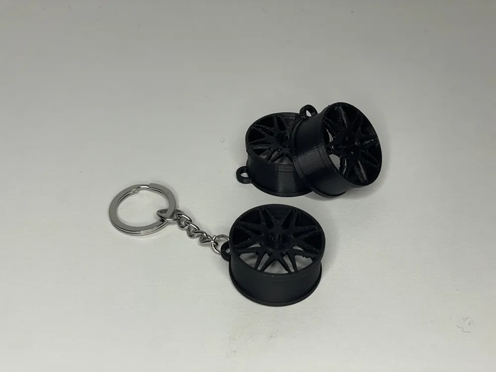Car Rim Keychain - BBS by Stenly_G MakerWorld: Download Free 3D Models