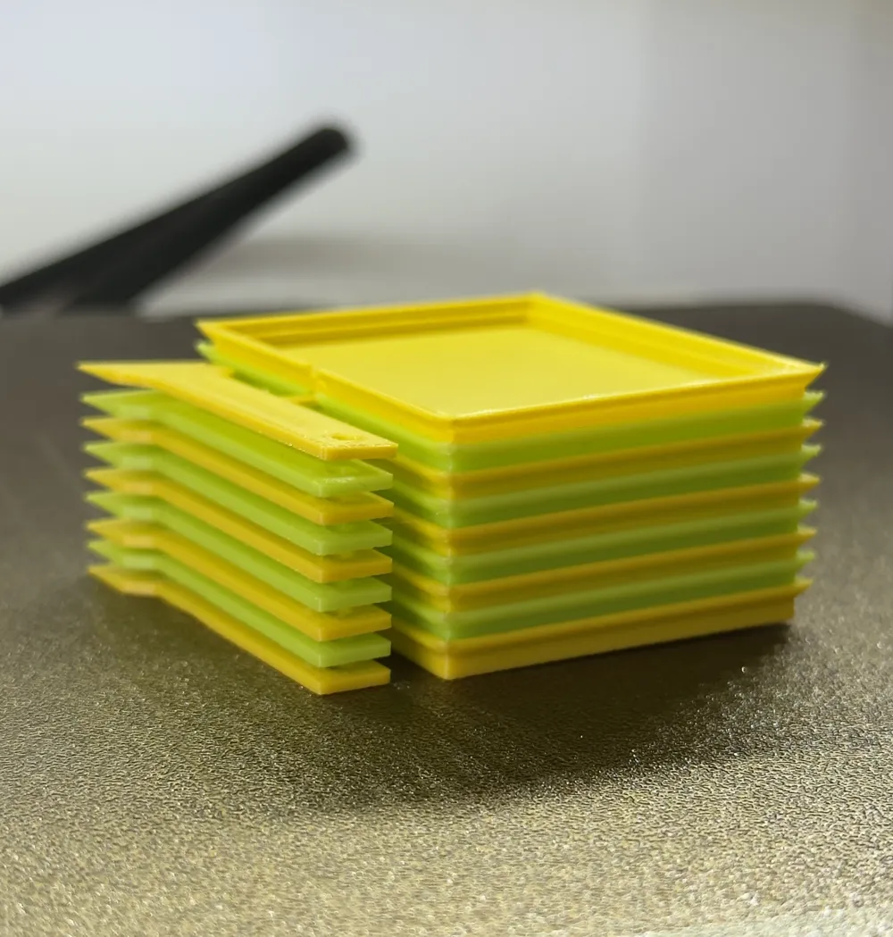 Stackable Epoxy Mixing TRAY Disposable Glue Pad - Free 3D Print Model ...