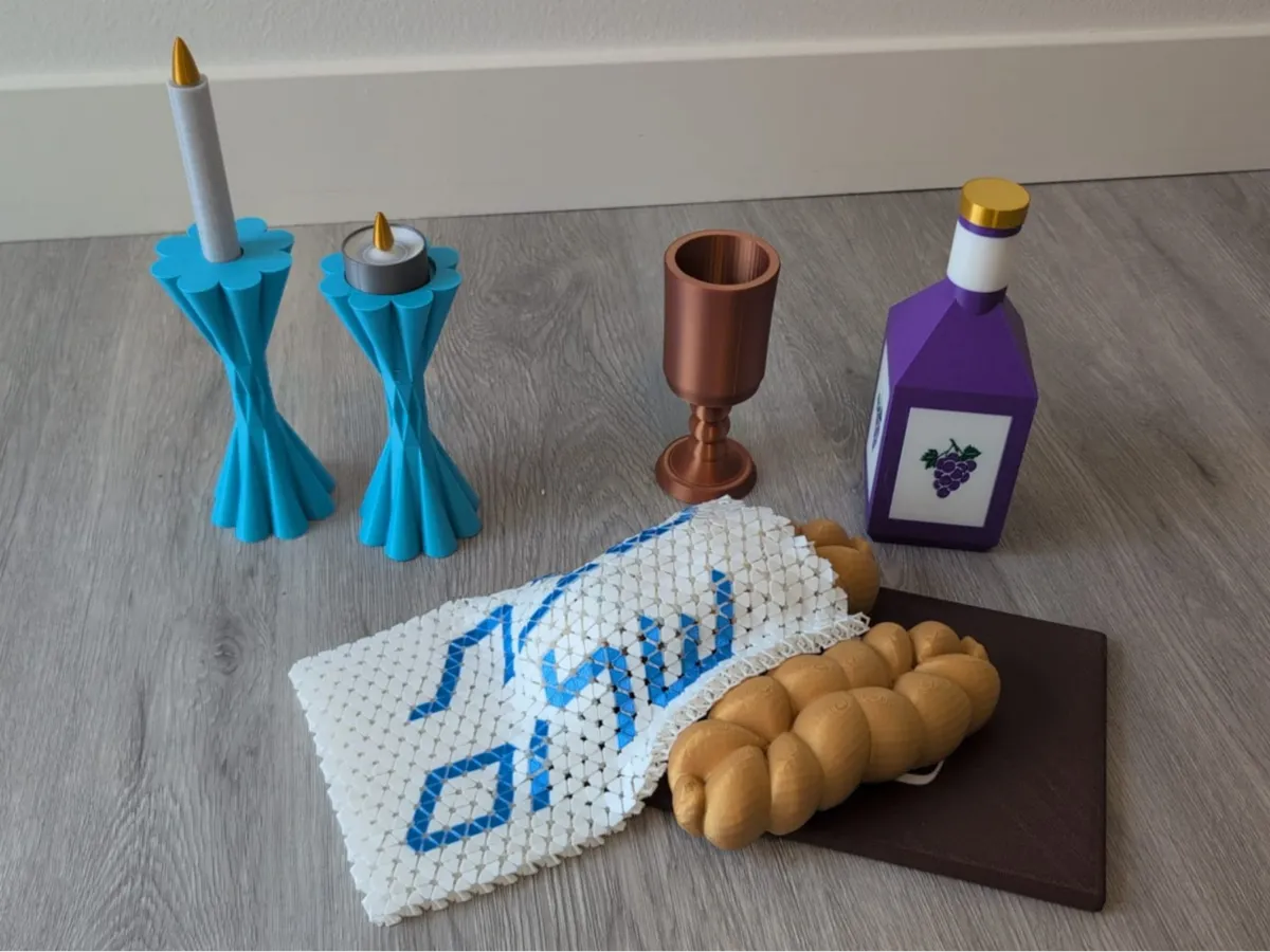 Shabbat Play Set - Free 3D Print Model - MakerWorld