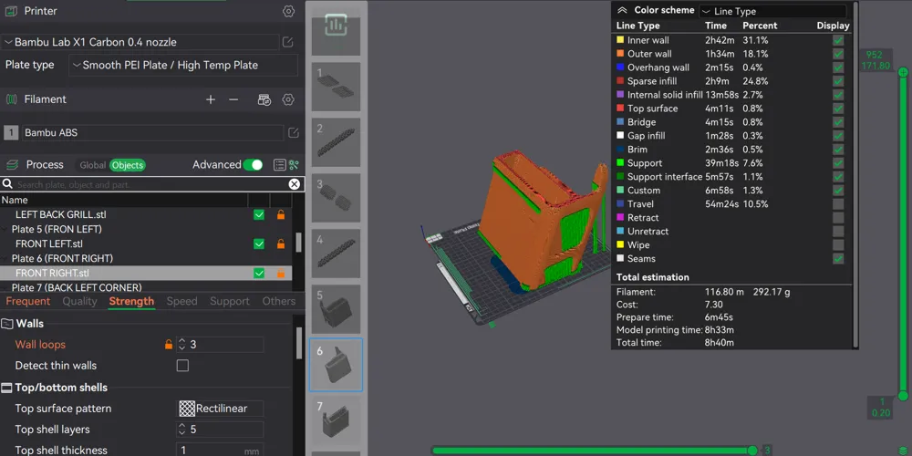 BAMBU LAB P1P -P1S - X1 - X1C - X1E AMS RISER REMIX - LOWER AND FASTER ...