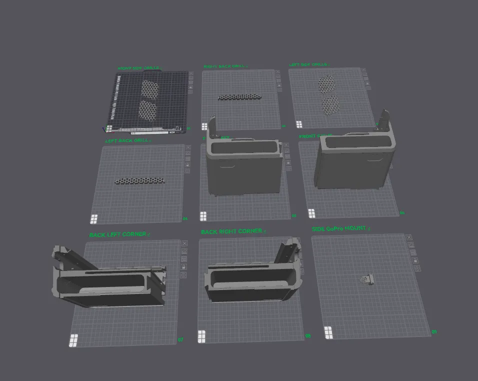 BAMBU LAB P1P -P1S - X1 - X1C - X1E AMS RISER REMIX - LOWER AND FASTER ...