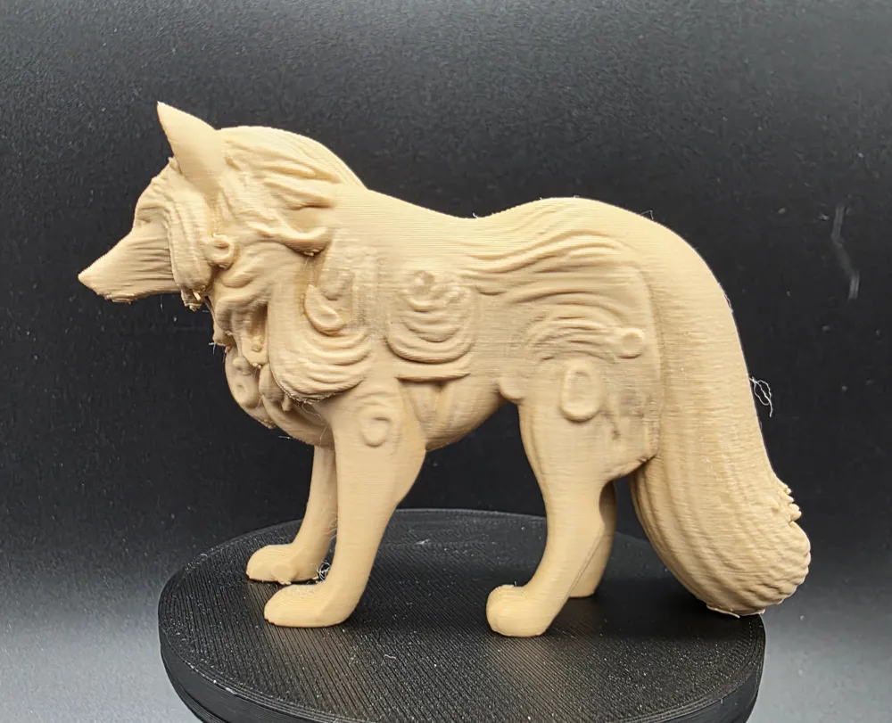 Arctic Wolf Sculpture by The Overthinker MakerWorld: Download Free 3D ...