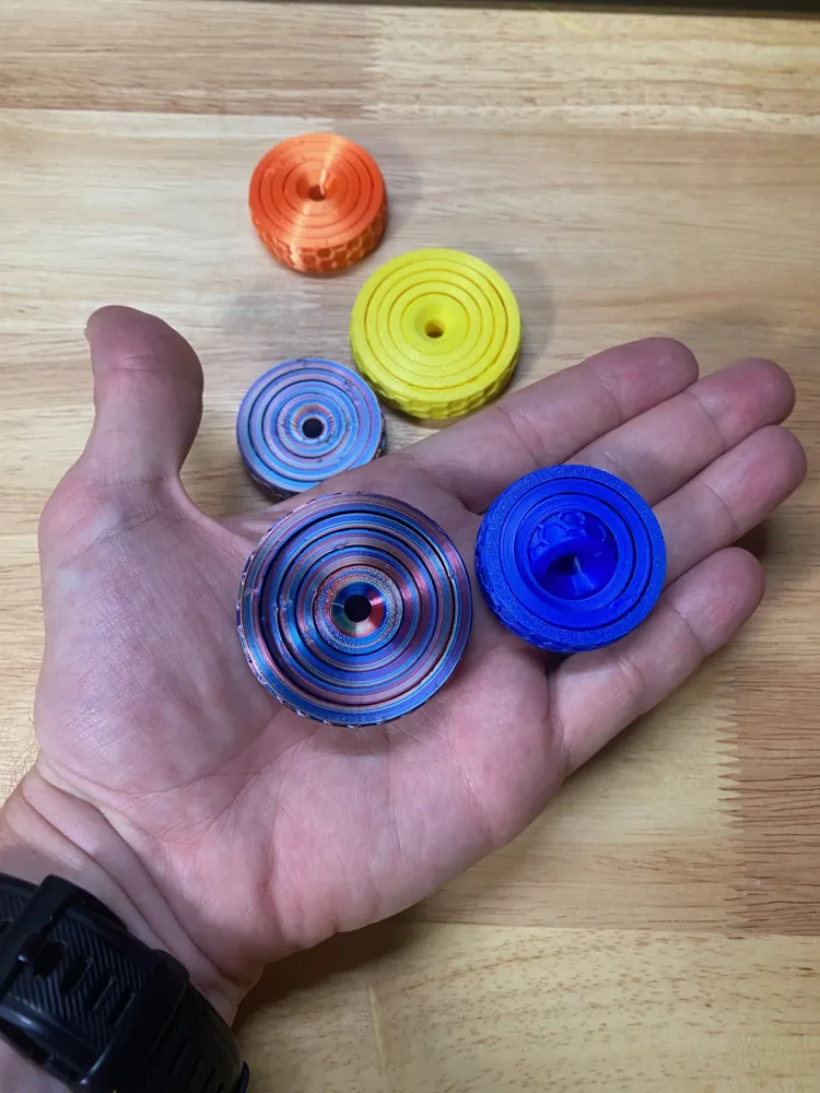 Gyro Fidget - Flush Object - Free 3D Print Model - MakerWorld