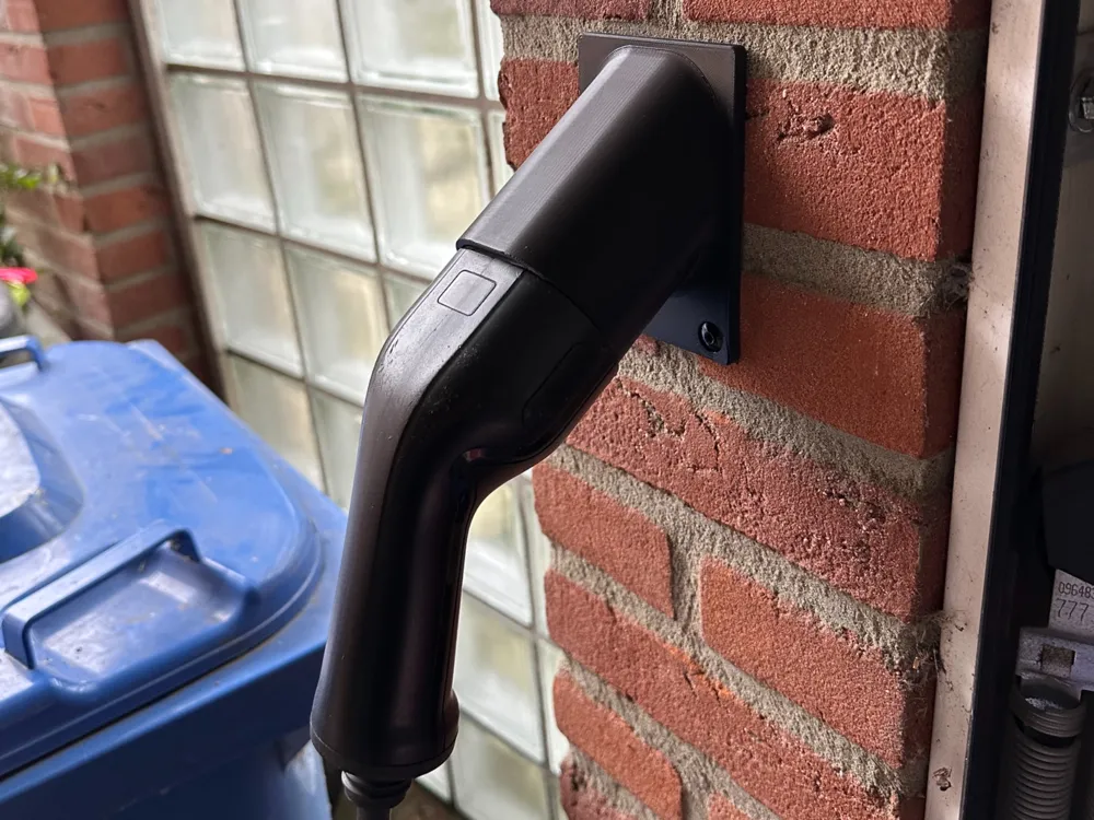 EV Charge Plug Holder (Type 2) by Calonderas MakerWorld: Download Free ...
