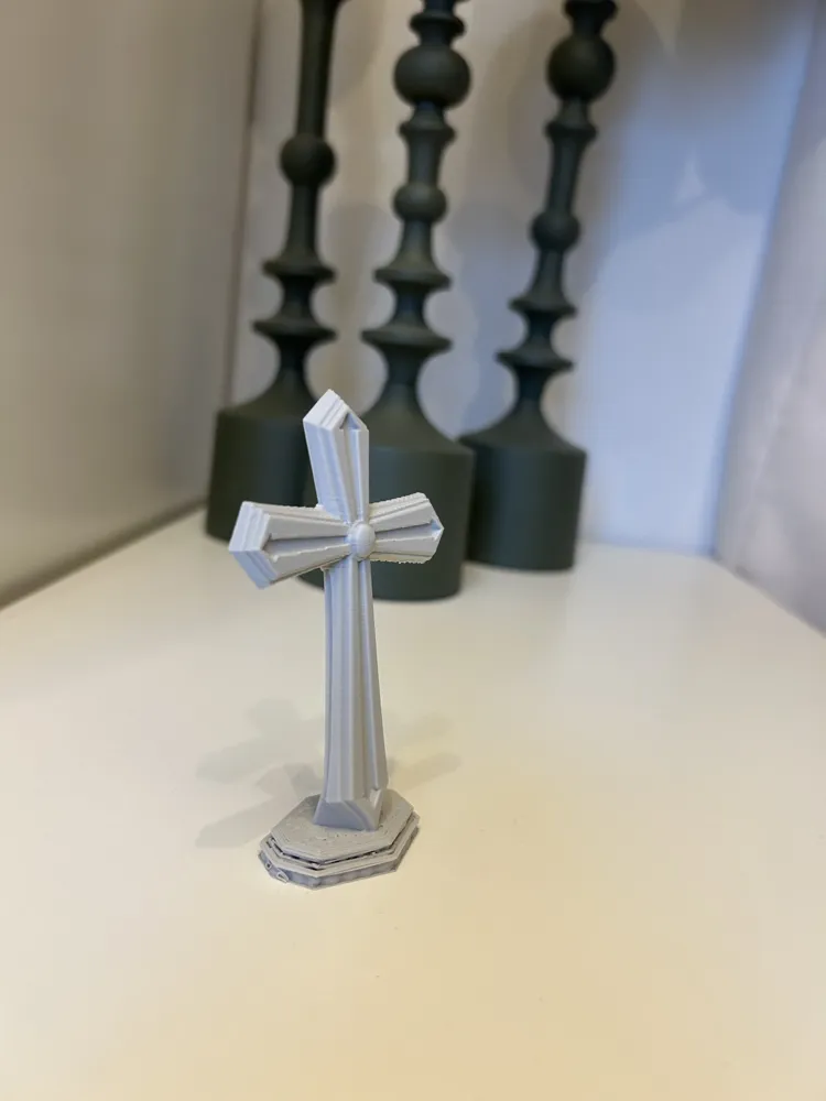 Modern Cross 3D Print – Minimalist Christian Decor - Free 3D Print ...
