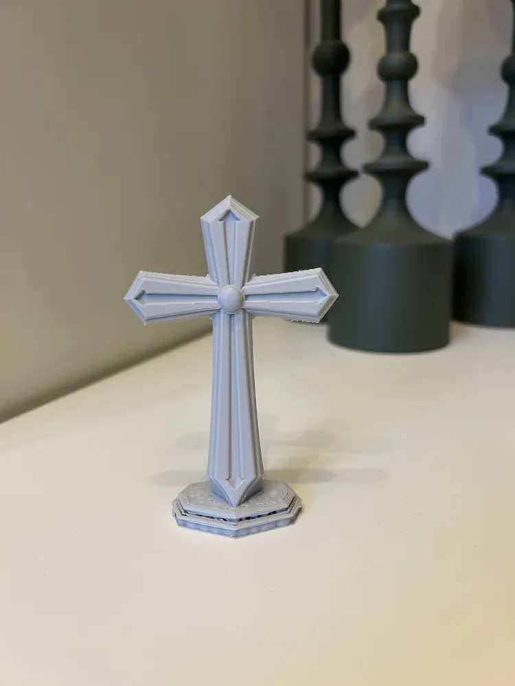 Modern Cross 3D Print – Minimalist Christian Decor - Free 3D Print ...