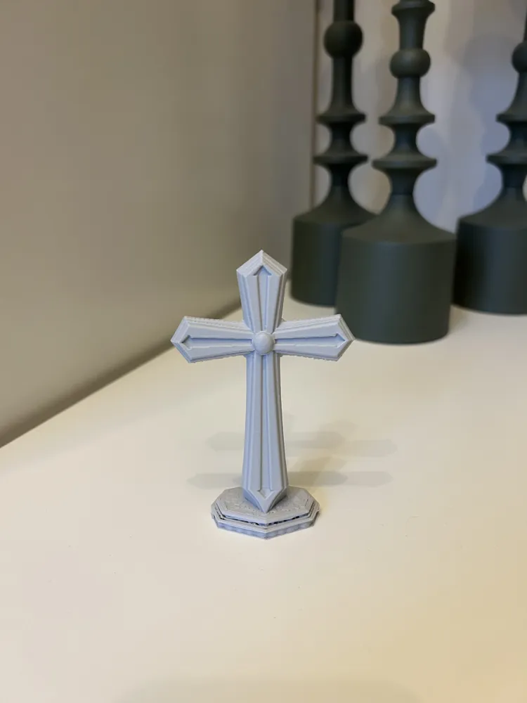 Modern Cross 3D Print – Minimalist Christian Decor - Free 3D Print ...