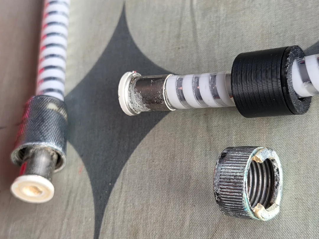 Threated Collar/Nut for Shower Hose - BSP G1/2 - Free 3D Print Model ...