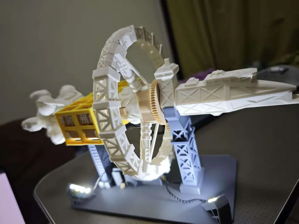 Universal Illuminated Model Stand by 造梦人_ Dream Maker MakerWorld ...